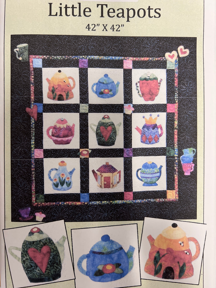 Little Teapots Wallhanging Kits – The Quilting Gnome