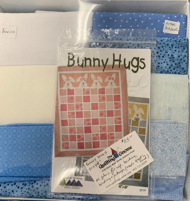 Bunny Hugs Kit – The Quilting Gnome